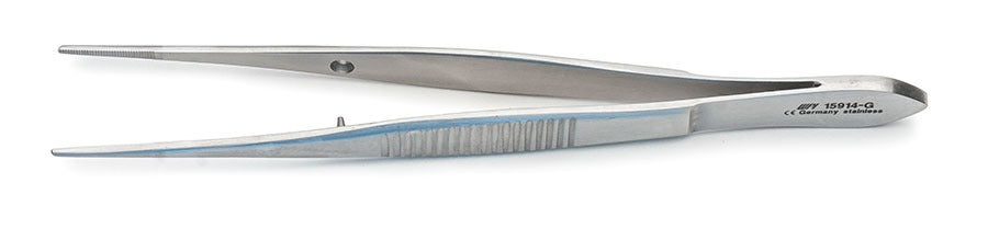 Iris Forceps, 10cm, Straight, Serrated, German – Coherent Store